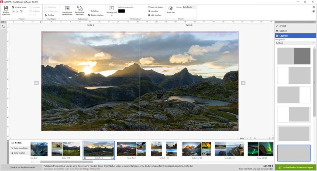 Erfahrungsbericht: Fotobuch Professional Line von Saal Digital
